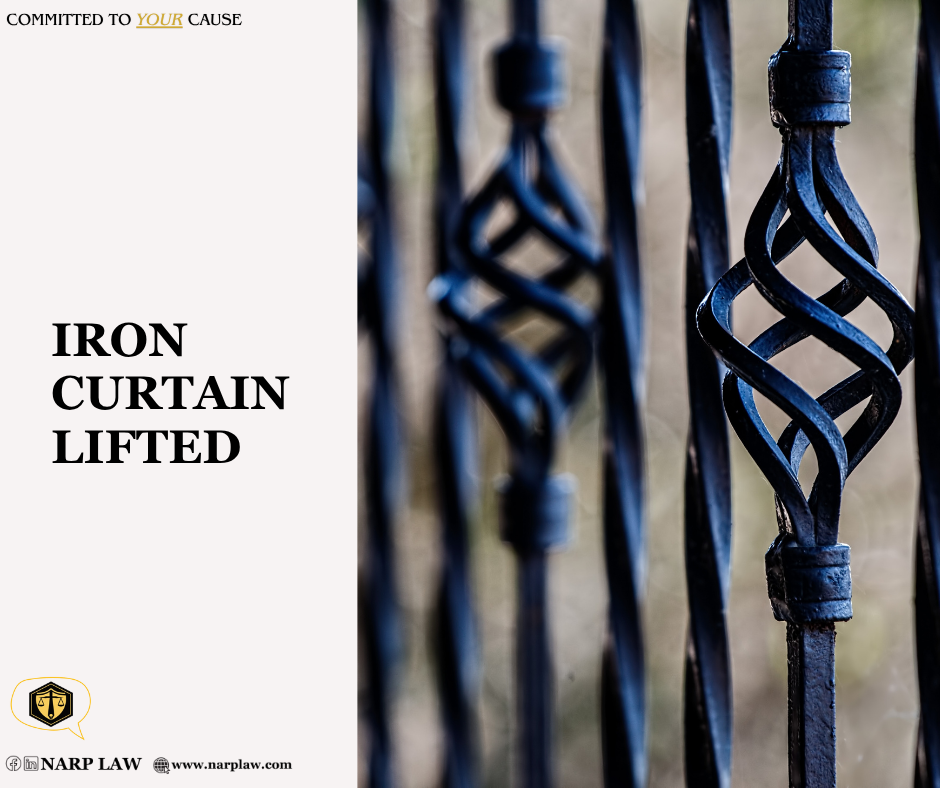 Iron Curtain Lifted - NARP LAW | Law Firm in the Philippines | Lawyers ...